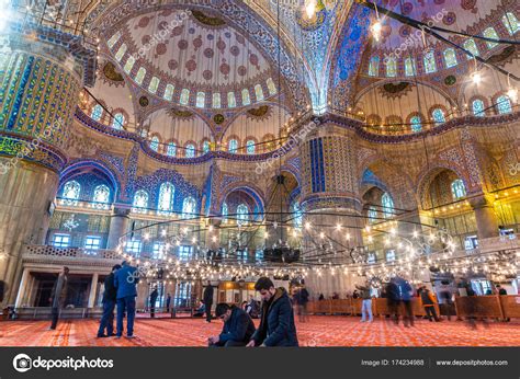 Blue Mosque Interior Istanbul