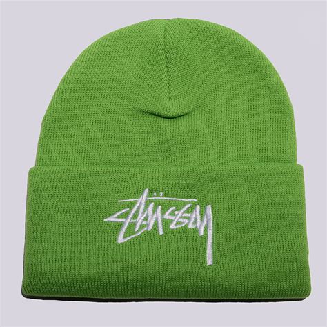 Шапка Stussy Stock Cuff Beanie (132796-green) купить по цене 1650 руб в ...