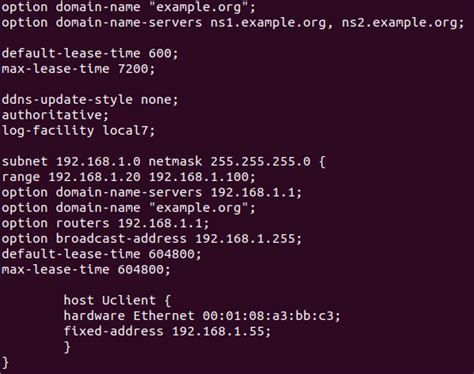 Networking Ubuntu Dhcp Server Doesnt Assign A Fixed Address Ask Ubuntu
