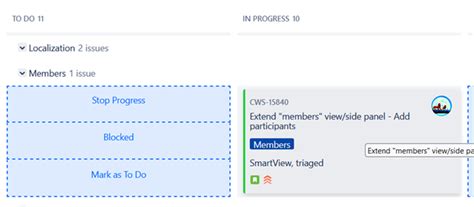 Phase Transition With Draganddrop In Board View For Metaphase Display Mode Software Delivery