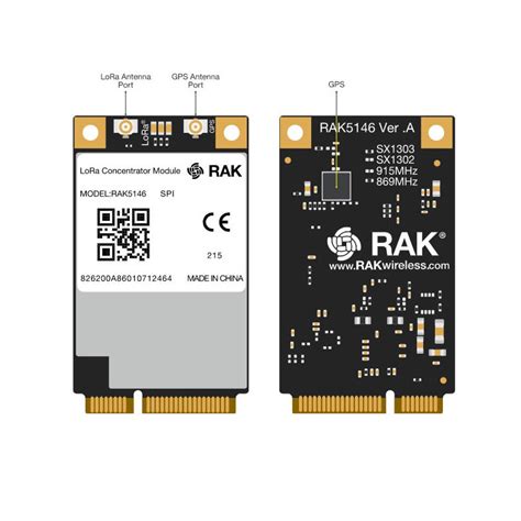 Rak5146 Lpwan Concentrator Module For Lorawan Gateway