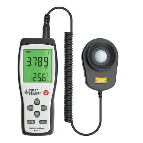 Light Meter Digital Split Type Lux Meter Light Illuminance Photometer 200000lux Illuminometer
