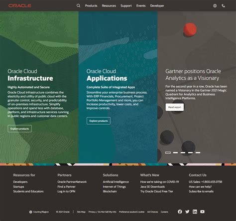 Oracle In 2021 Web Design Museum