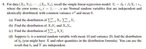 For Datax1y1···xnyn Recall The Simple Linear
