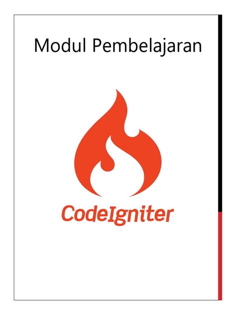 Modul Framework Codeigniter Pdf