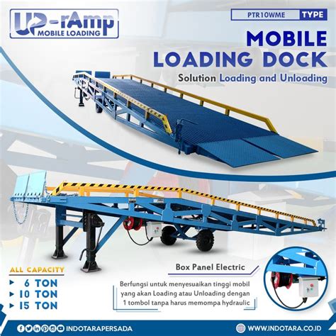 Up Ramp Mobile Loading Unloading Dock Electric Loading Ramps Warehouse Equipment Dock