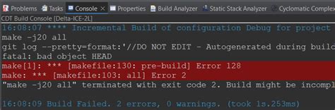 Solved Stm32cubeide Prebuild Command Git Error