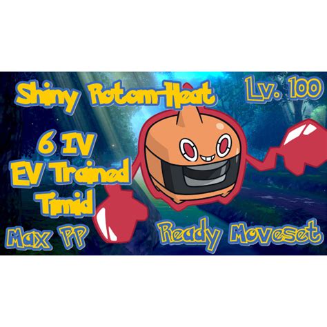 Rotom Ultra Shiny Rotom Heat Game Items Gameflip