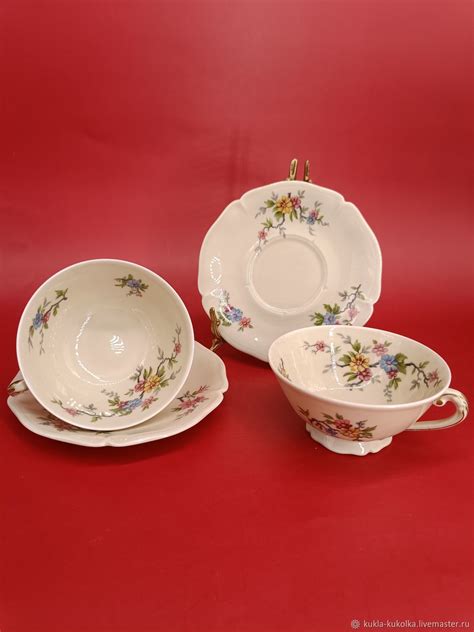 Винтаж Чайная пара от Anciene Fabrique Royal Limoges в интернет магазине Ярмарка Мастеров по