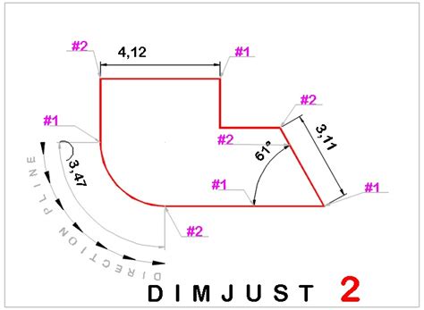2009 Text Outside Dimension Line Location