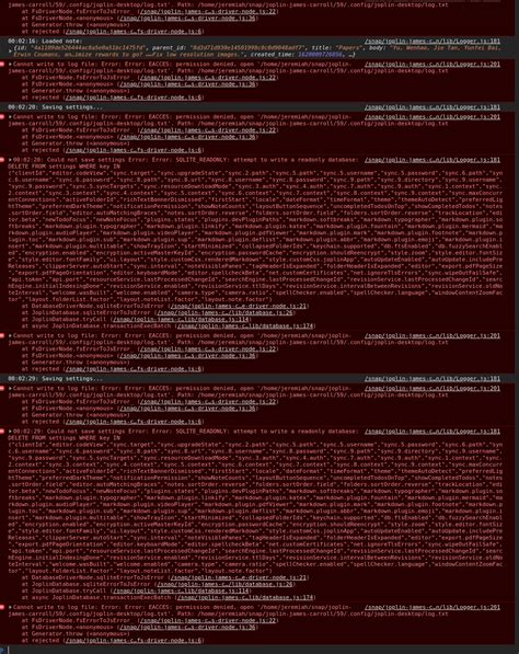 Notes Disappear When I Reload Page Only Fix Is Restarting Joplin