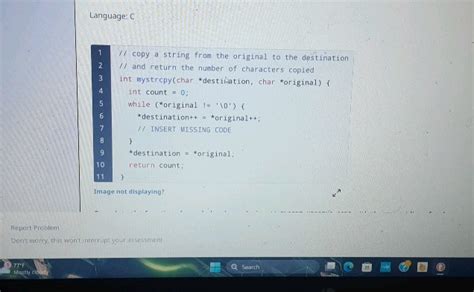 Language C 1 2 3 4 5 6 7 8 9 10 Copy A String StudyX