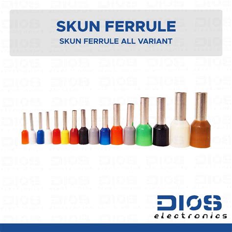 Jual Skun Ferules Ferrule Sepatu Kabel All Variant Eceran Satuan