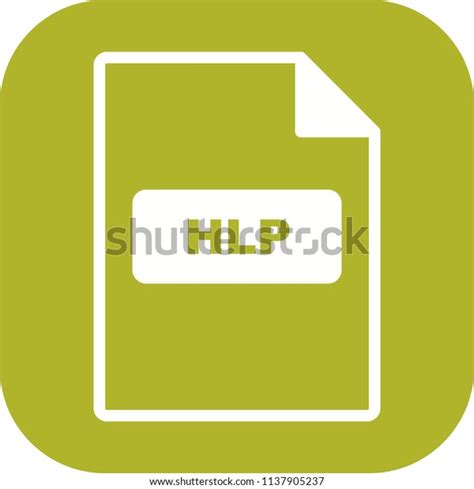 Hlp File Format Stock Vector Royalty Free 1137905237 Shutterstock