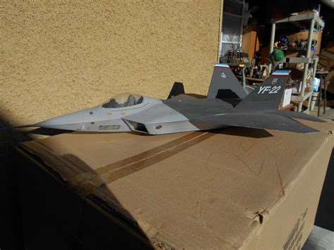 Built 1992 Testors Yf 22 Atf Tactical Fighter Jet Large Model Kit 569 1 32 1877466197