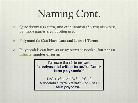 Polynomials Sec Ppt Download