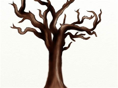 How To Draw A Tree With No Leaves