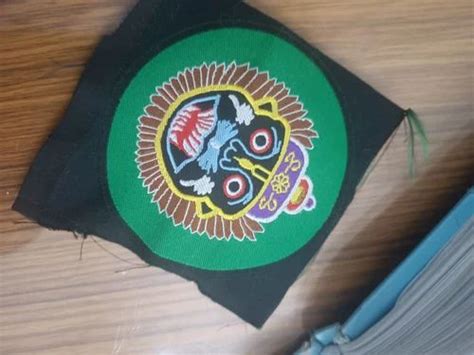 School Round Woven Monogram At Rs 45piece School Monogram In