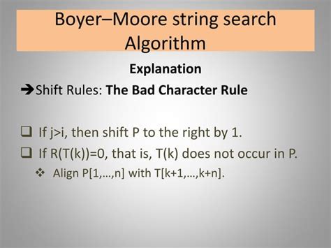 String Matching Algorithms Pattern Matching PPTX Programming Languages Computing