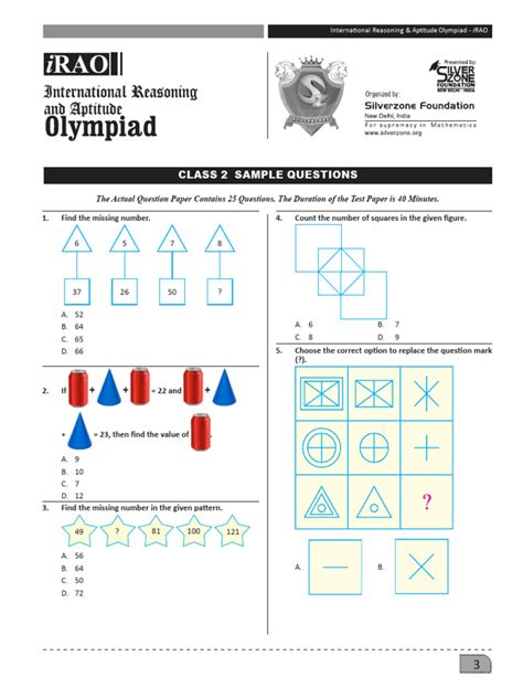 Maths Sample Paper Class 2 Pdf