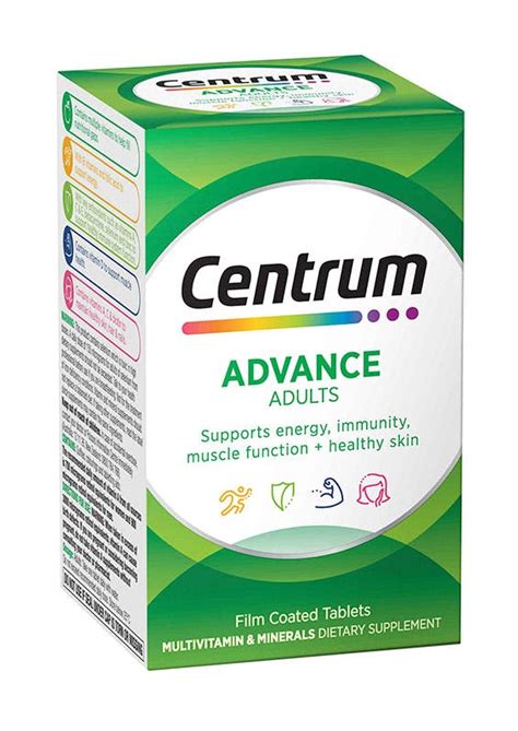 Multivitamin Tablets Chewables And Liquids Centrum Au
