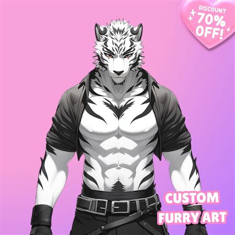 Custom Furry Art Commission Custom Pfpheadshot Anime Furry Profile