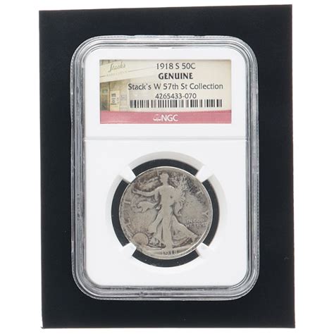 1918 S Walking Liberty Silver Half Dollar Stacks W 57th St