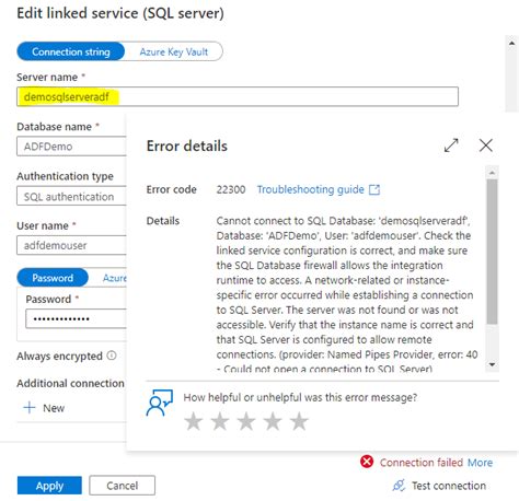 Cannot Connect To Sql Database Xxx Verify That The Instance Name Is Correct