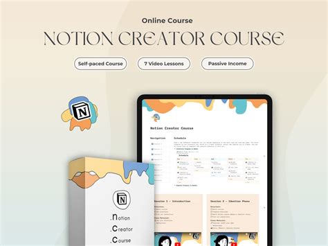 Notion Creator Course Learn How To Sell Notion Templates Create A