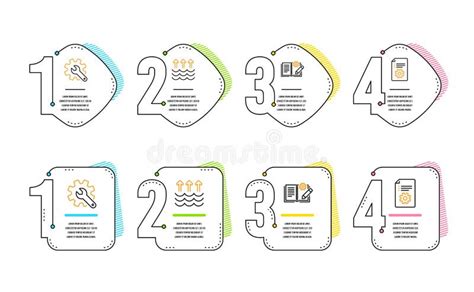customisation evaporation and engineering documentation icons set technical documentation sign