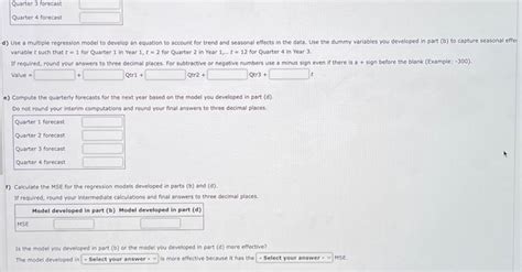 Solved B Use A Muitiple Regression Model With Dummy
