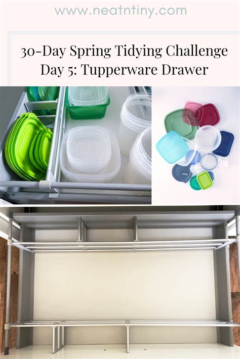 How To Organize Your Tupperware Drawer