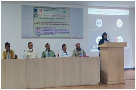 National Webinar On J Gate E Journals Lords Institute Of Engineering And Technology
