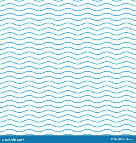 Wavy Line Tile White Seamless Texture Abstract Background Wave Pattern 3d Illustration