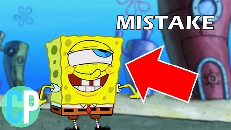 Spongebob Animation Errors That Slipped Through Editing 9 Youtube