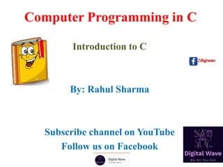 Introduction To C Programming Ppt