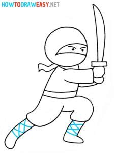 How To Draw A Ninja How To Draw Easy How To Draw A Ninja How To Draw Easy