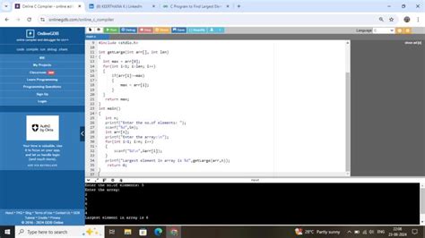 Keerthana K On Linkedin Cprogramming Fundamentals Codingjourney