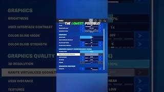 How to Get Higher FPS in Fortnite Гайды по прокачке