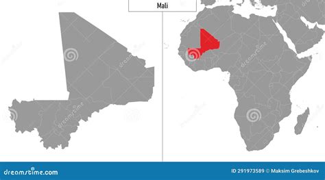 Map Of Mali Africa Map Of Africa Country Regional Political