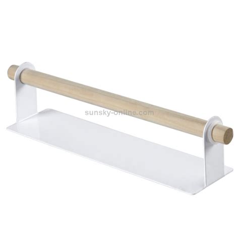 비 천공 주방 종이 홀더 걸레 롤 용지 보관함 화장실 욕실 수건 걸이 흰색