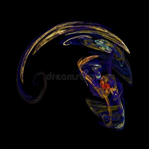 Simple Multicolor Abstract Pattern On Black Background Wallpaper Stock