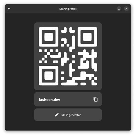 Install Qr Scannergenerator On Linux Snap Store