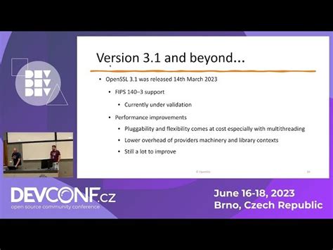 Free Video Openssls Journey Technical Updates Governance And Community Lecture 1 From