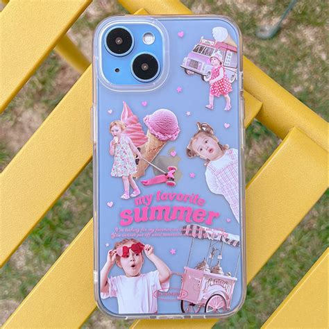 [인기모음전] 키치한 여름 폰케이스 귀여운 핸드폰케이스 디자인 투명 젤리 교통 카드 수납 아이폰 14 13 12 11 갤럭시 S23 S22 S21 S20 노트 20 울트라 플러스
