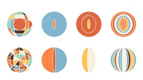 Premium Vector Brutalism Shapes Minimalist Geometric Elements