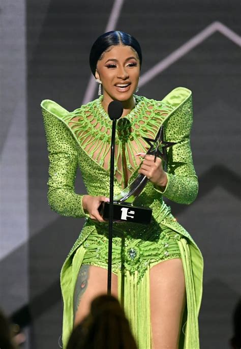Cardi B Best Female Hip Hop Artist Most Stylish Bet Award Nominees 2020 Popsugar Fashion