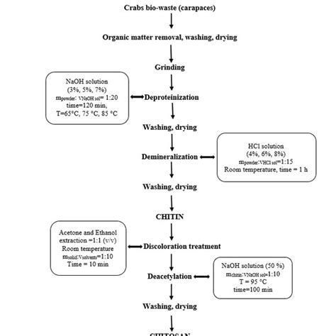 Chitosan Extraction Procedure Download Scientific Diagram