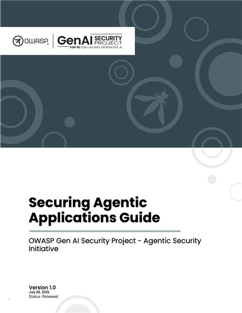 Securing Agentic Applications Guide 10 Owasp Gen Ai Security Project