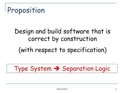 Ppt Hipsleek Automatic Verification And Specification Inference System Powerpoint